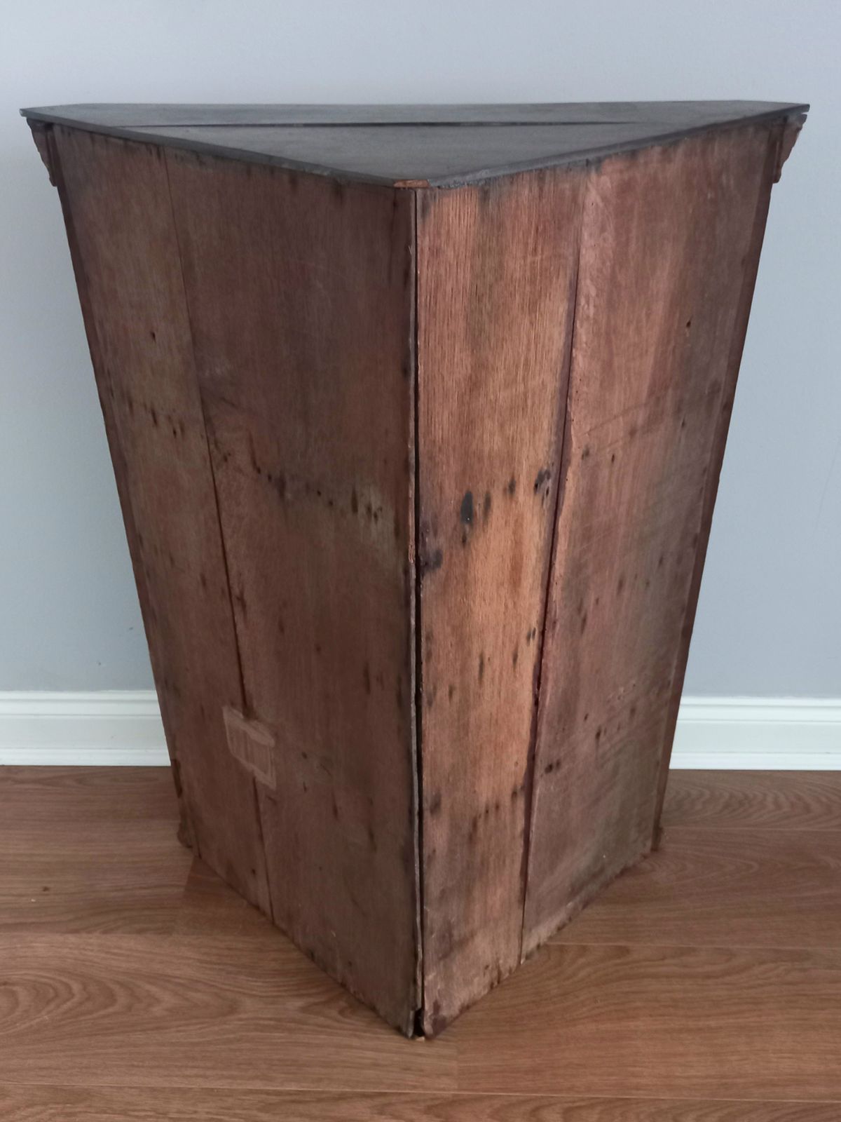 Antique Oak Corner Cabinet | Vinterior