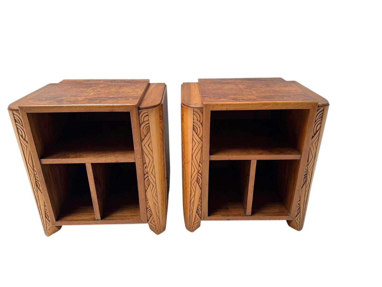 Two Art Deco Cabinets Or Bed Side Tables, 1930s | Vinterior