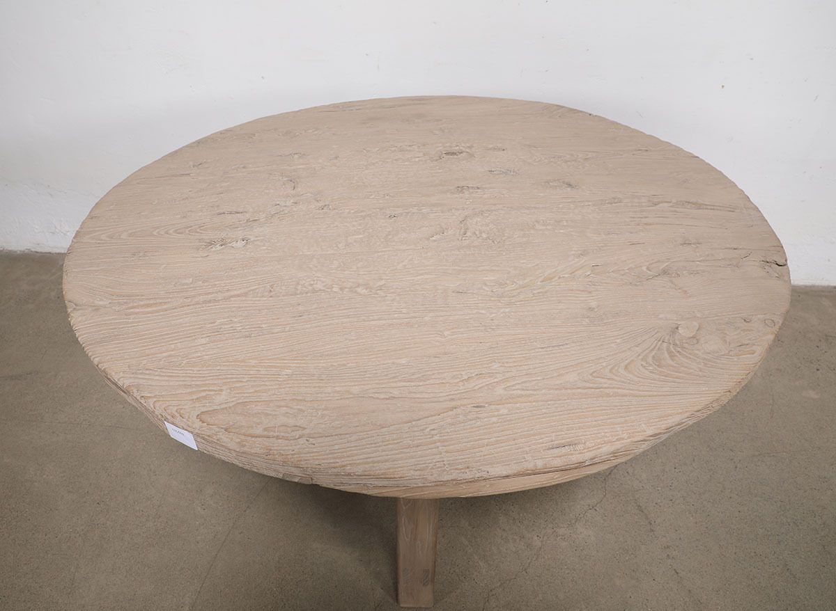 Moses Reclaimed Round Dining Table | Vinterior