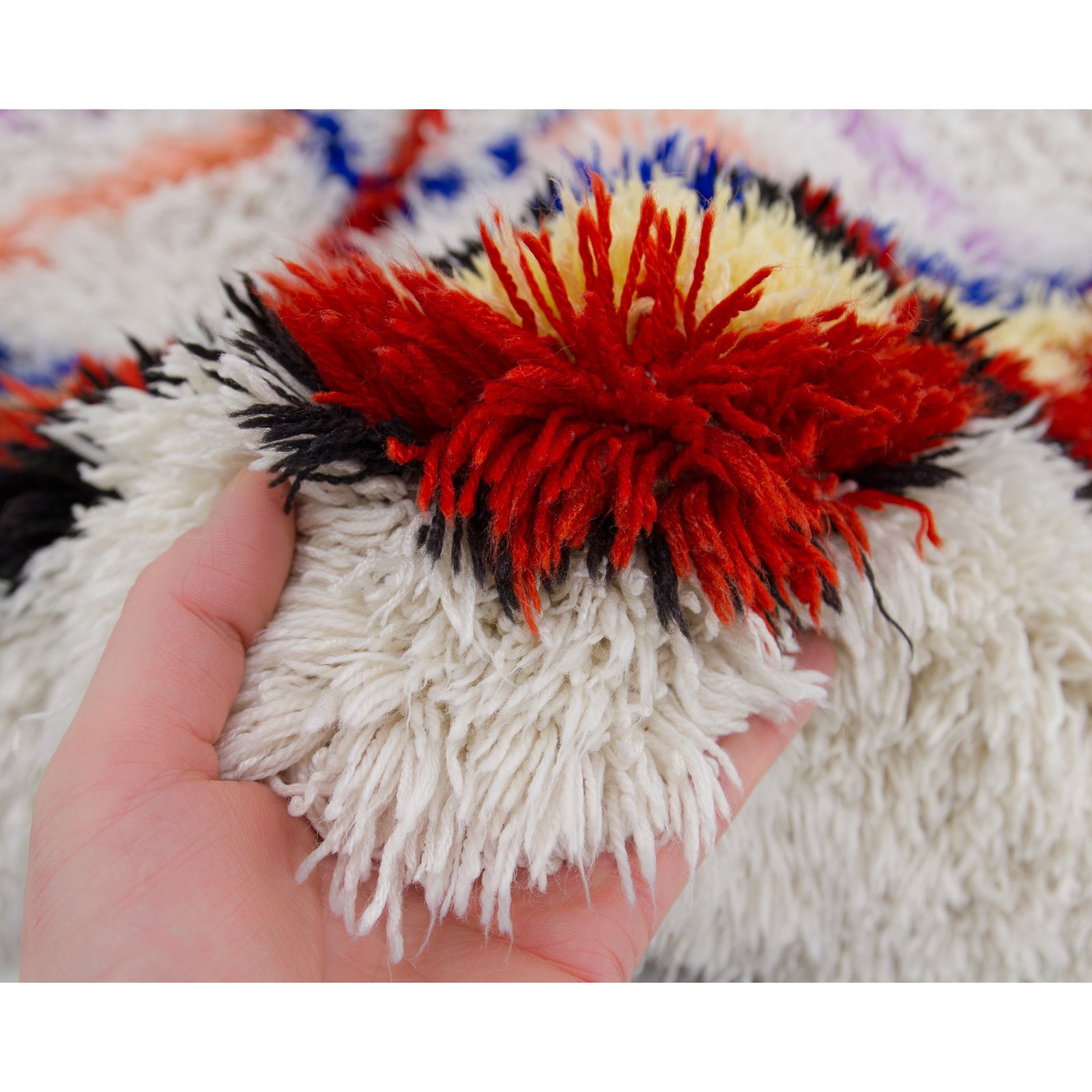 Vintage Latch Hook Wall Hanging, Handmade In 1970s | Vinterior