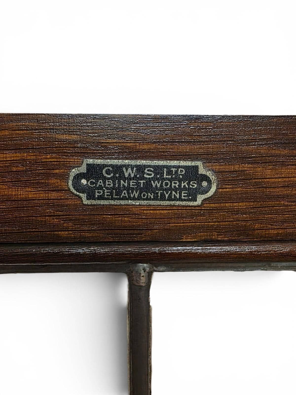 Antique Oak Bureau Bookcase By C.W.S. / C1920 | Vinterior