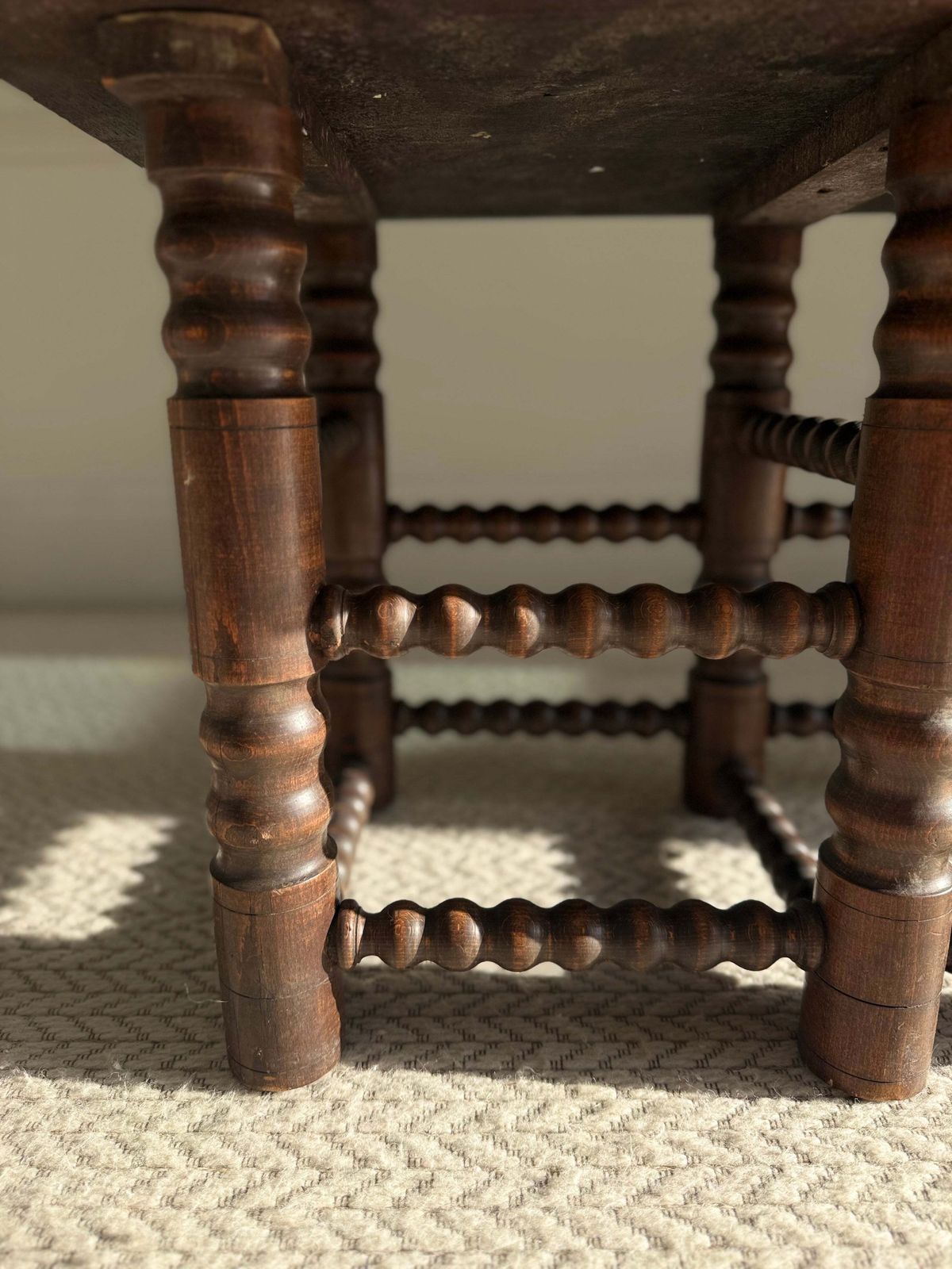 Brutalist Oak Coffee Table By Charles Dudouyt Circa 1940s. | Vinterior