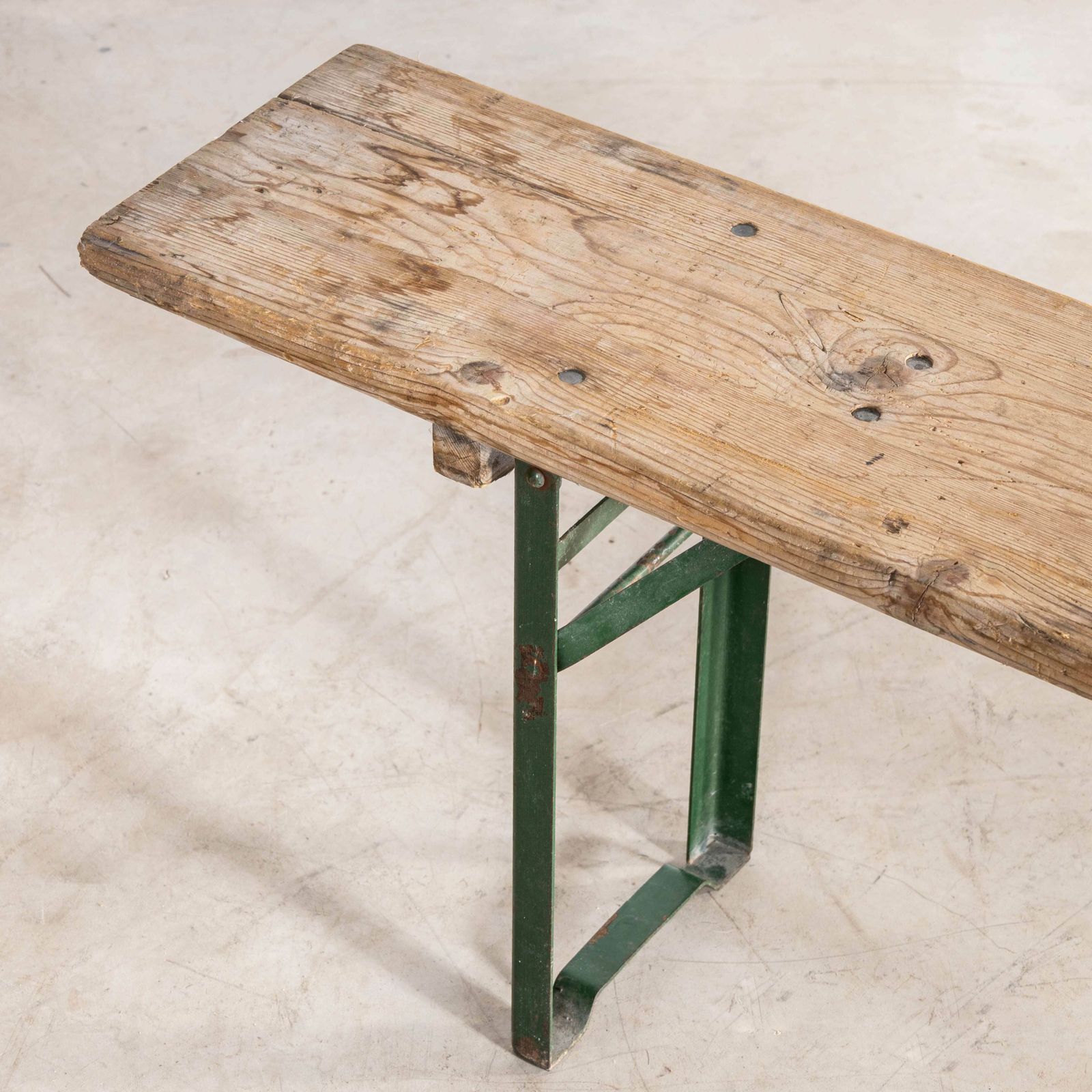 1950's Ex Army Large French Folding Benches | Vinterior