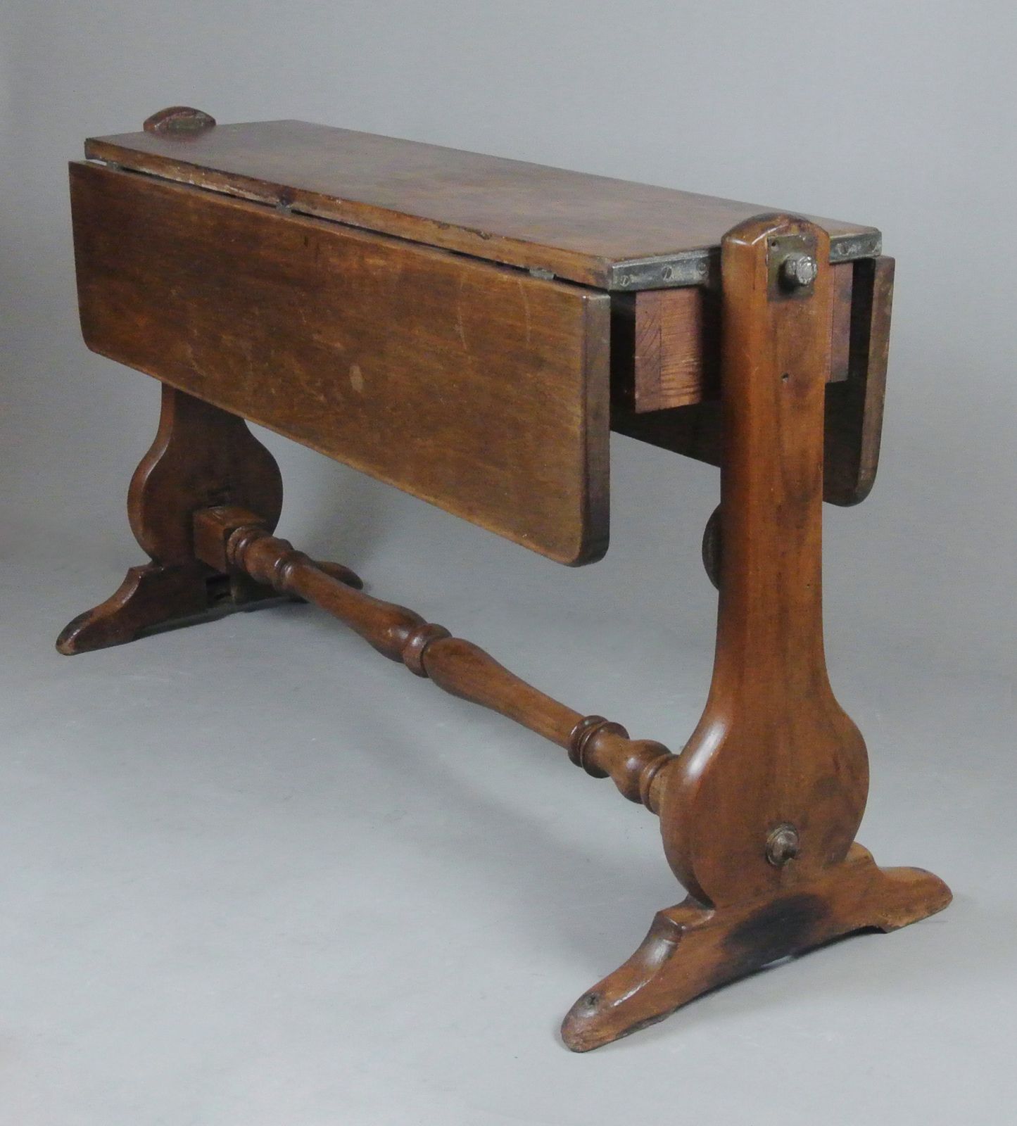Unique And Interesting Georgian Teak Ship’s Table C. 1800 | Vinterior