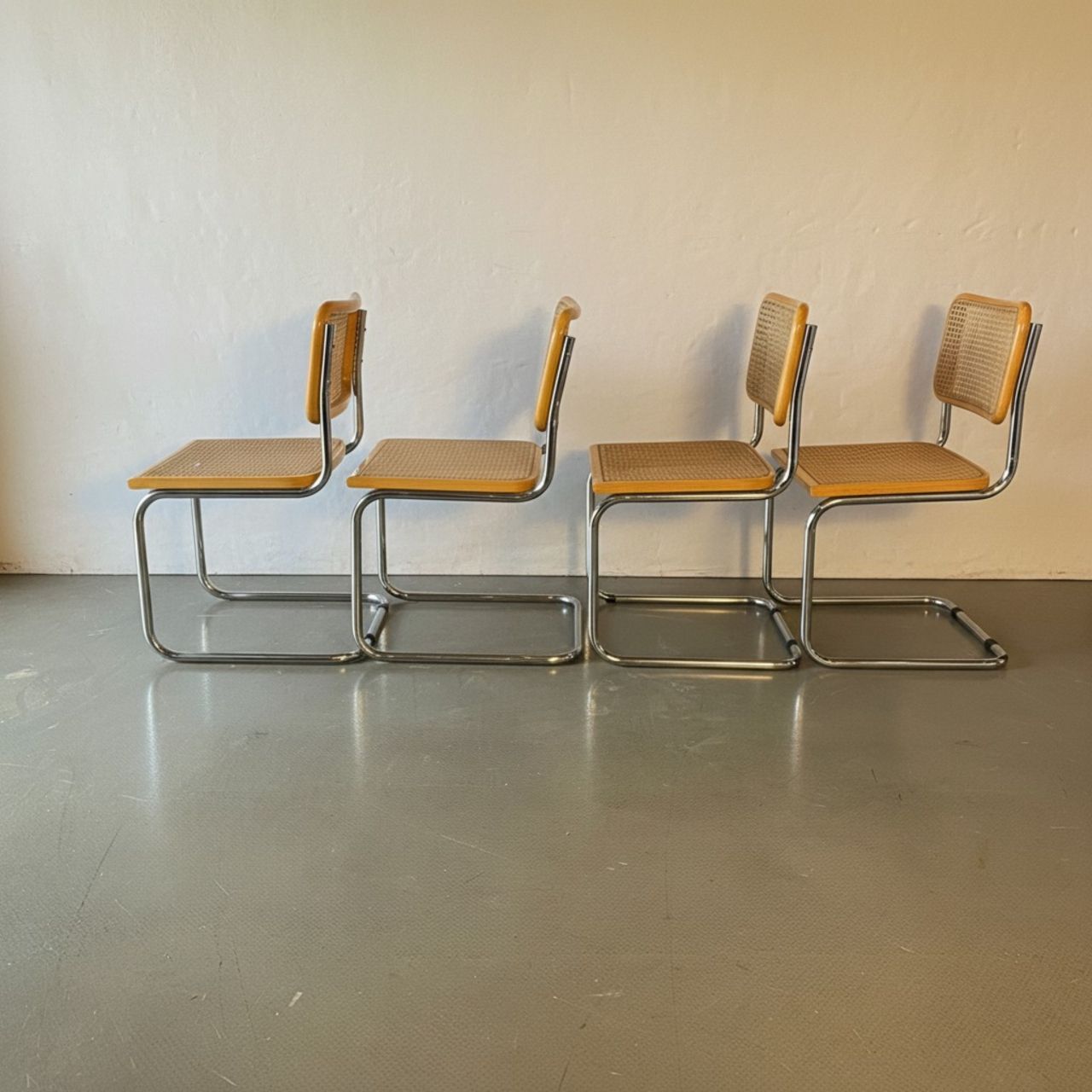 Set Of 4 Marcel Breuer Cesca Chairs | Vinterior