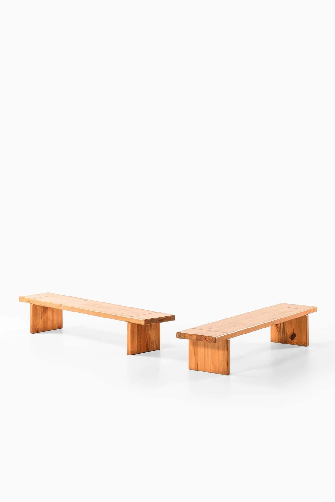 Pair Of Sven Larsson Pine Benches, 1970s | Sven Larsson | Vinterior