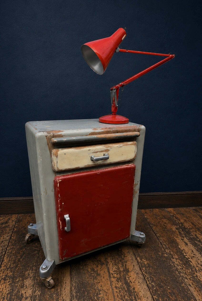 Vintage 1950s Medical Drawers / Bedside Cabinet | Vinterior