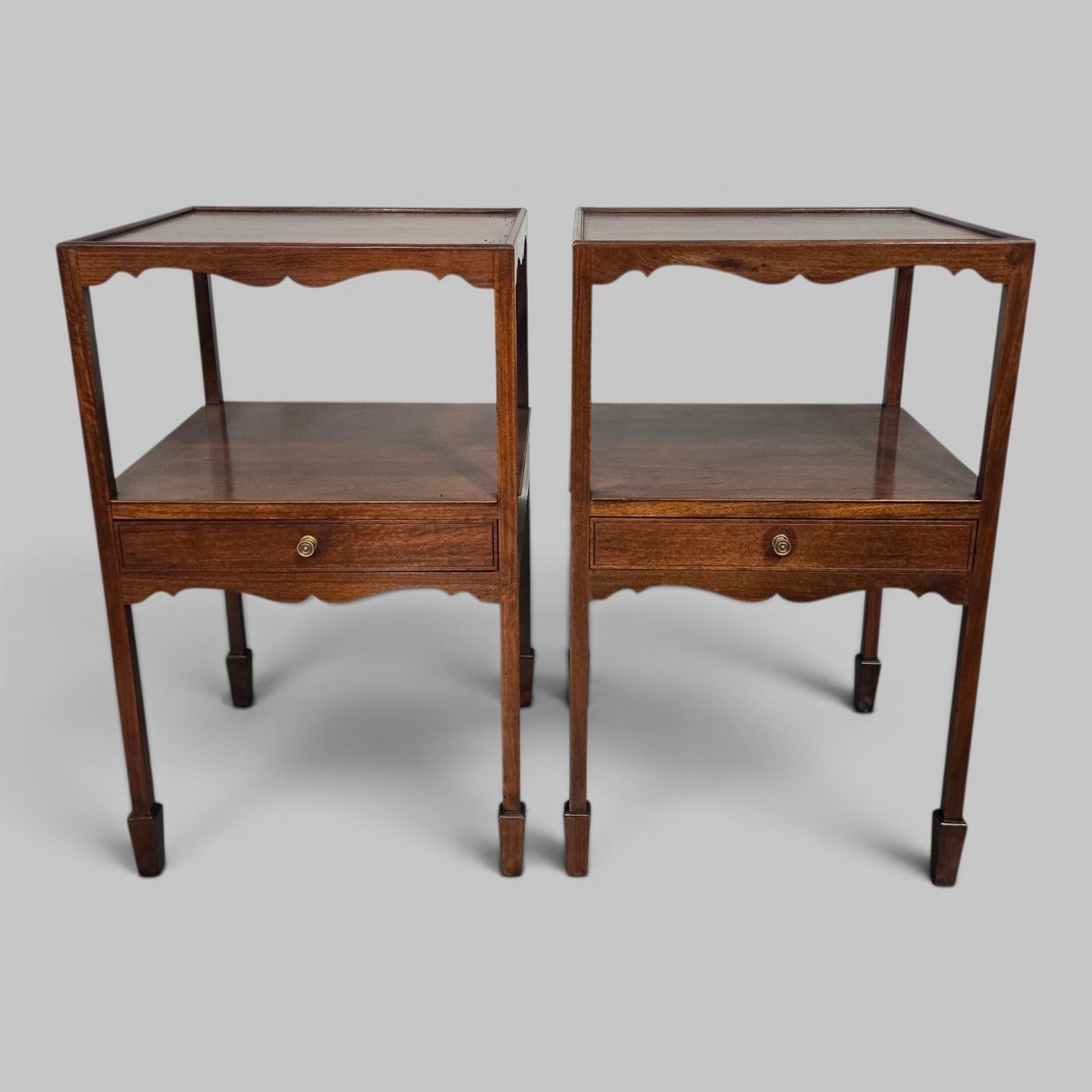 Pair Regency Bedside Lamp Tables | Vinterior
