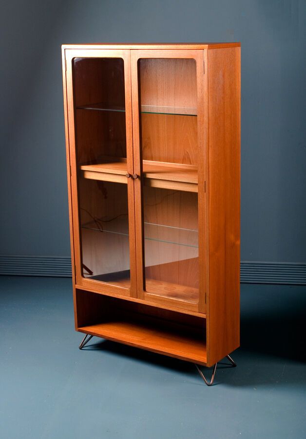 Vintage G Plan Mid Century Retro Teak Glass Display Drinks Cabinet ...