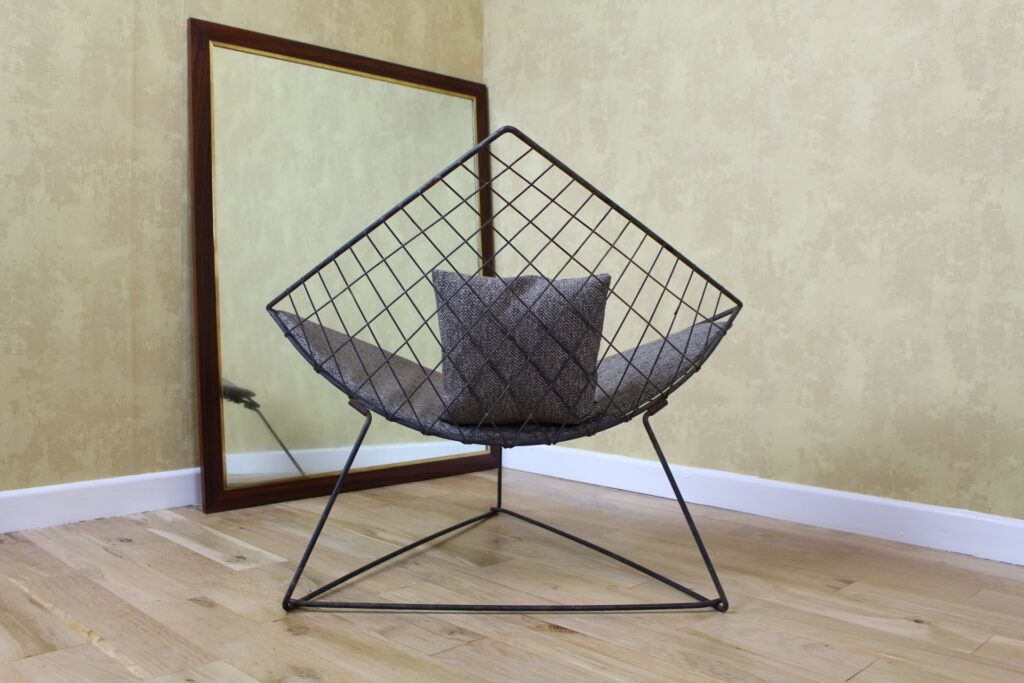 1980’s Black Metal Oti Chair By Niels Gammelgaard For Ikea | Niels ...