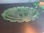 Vintage Green Glass Dressing Table Set Art Deco Glass Vanity Set By ...