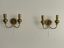 Atomic Design Brass Pair Of Sconces By N Leuchten, 1950s, Germany ...