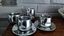 Amc Art Design Vintage 2 Espresso Cups With Creamer And Sugar, 70s ...