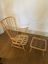 Ercol Vintage Model 478 Easy Armchair And Footstool Covered With ...
