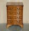 Lovely Vintage Pair Of Burr & Burl Yew Wood Side Table Sized Chest Of ...