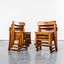 1920's English Children's Stacking School Hall Chairs Set Of Four ...