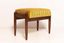 Pair Of Mid Century Gfm Stools In Yellow Jacquard By Casamance, E. Homa ...