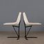 Vintage Saporiti Chairs Metal Leatherette Design Italy 1960s | Vinterior