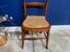 Vintage Edwardian Bedroom Chair Boudoir Rattan Cane Seat Birch | Vinterior