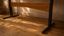 Vintage Rectangular Coffee Table With Wooden Top And Black Metal Base ...