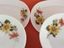 Set Of 6 Jaj Pyrex Autumn Glory Oval Plates, Retro Dahlia Dinnerware ...