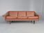 Vintage 3 Seater Sofa Tan Leather 1960s Danish Eran Matador Retro Mcm ...