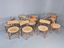 10 Vintage G Plan Dining Chairs Circle Seat Model Teak Frames Chenille ...