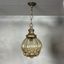 Pair Of Amber Bubble Glass Pendant Lights By Helena Tynell For ...