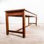 : 1950's French Pitch Pine Large Rectangular Dining Table | Vinterior