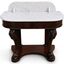 Antique Victorian Marble Top Console Table Carved Mahogany Washstand ...
