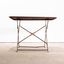 1950's French Weathered Rectangular Metal Folding Dining Table | Vinterior
