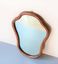 Antique Arched Dutch Oak Wall Mirror Small Shield Mirror With Shaped ...