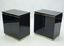Pair Of Small Black Lacquer Cabinets Nightstands By J.C. Mahey, 1970s ...