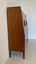 Italian Secretaire With Geometric Veneer And Carved Panels, 1950s ...