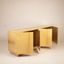 Giorgio Tura Mid Century Italian Parchment And Brass Sideboard For Tura ...