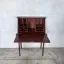 Antique French Solid Mahogany Bureau Writing Desk | Vinterior