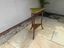 Antique Corner Leather Top Table / What Not / Plant Stand / Side Table ...