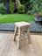 Handcrafted White Oak Stool | Solid Wood Plant Stand, Rustic Side Table ...
