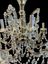 A Twelve Light Italian Marie Theresa Antique Crystal Chandelier | Vinterior