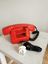 Vintage Original Red Iskra Telephone Ata 61k / Retro Rotary Dial Phone ...