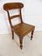 Antique Victorian Mahogany Bar Back Side Hall Dining Chair Turned Front ...