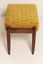 Mid Century Gfm Stool In Yellow Jacquard By Casamance, E. Homa, Europe ...