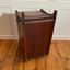 Antique Coal Scuttle Cabinet Wooden Red Marble Top On Wheels Victorian ...