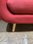 Red Three Seater Sofa Bucket Jonah By Made.Com Mid Century Modern Style ...