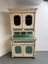 A Genuine Hungarian Original Painted Cream & Teal 2 Piece Victorian ...