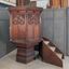 Excellent 1850’s Gothic Revival Oak ‘Chalice’ Pulpit From St Lawrence ...