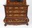 Antique Dutch Marquetry Walnut Cabinet 18th Century | Vinterior