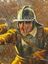 19th Century Oil Painting Civil War Royalist Pursued By Roundheads ...