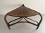 Bamboo And Wood Triangle Shape Coffee Or Side Table, 1960s, Germany ...