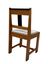 1920s Art Deco Modernist Side Chair By Jan Brunott, Oak & Velvet ...